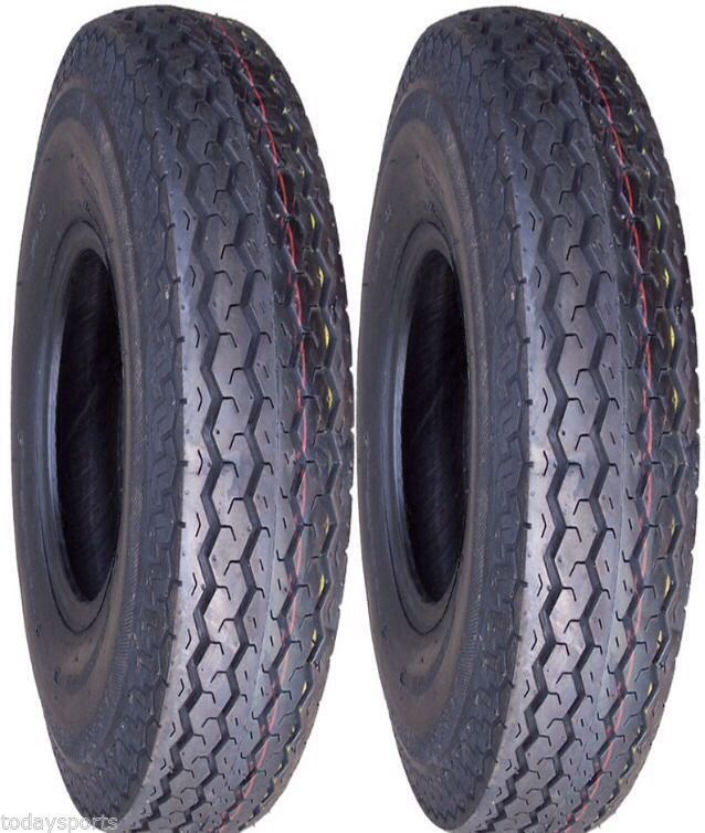 (2) TWO- NEW 480-12 Boat Trailer 6PLY TRAILER TIRES Highway Tubeless T ...