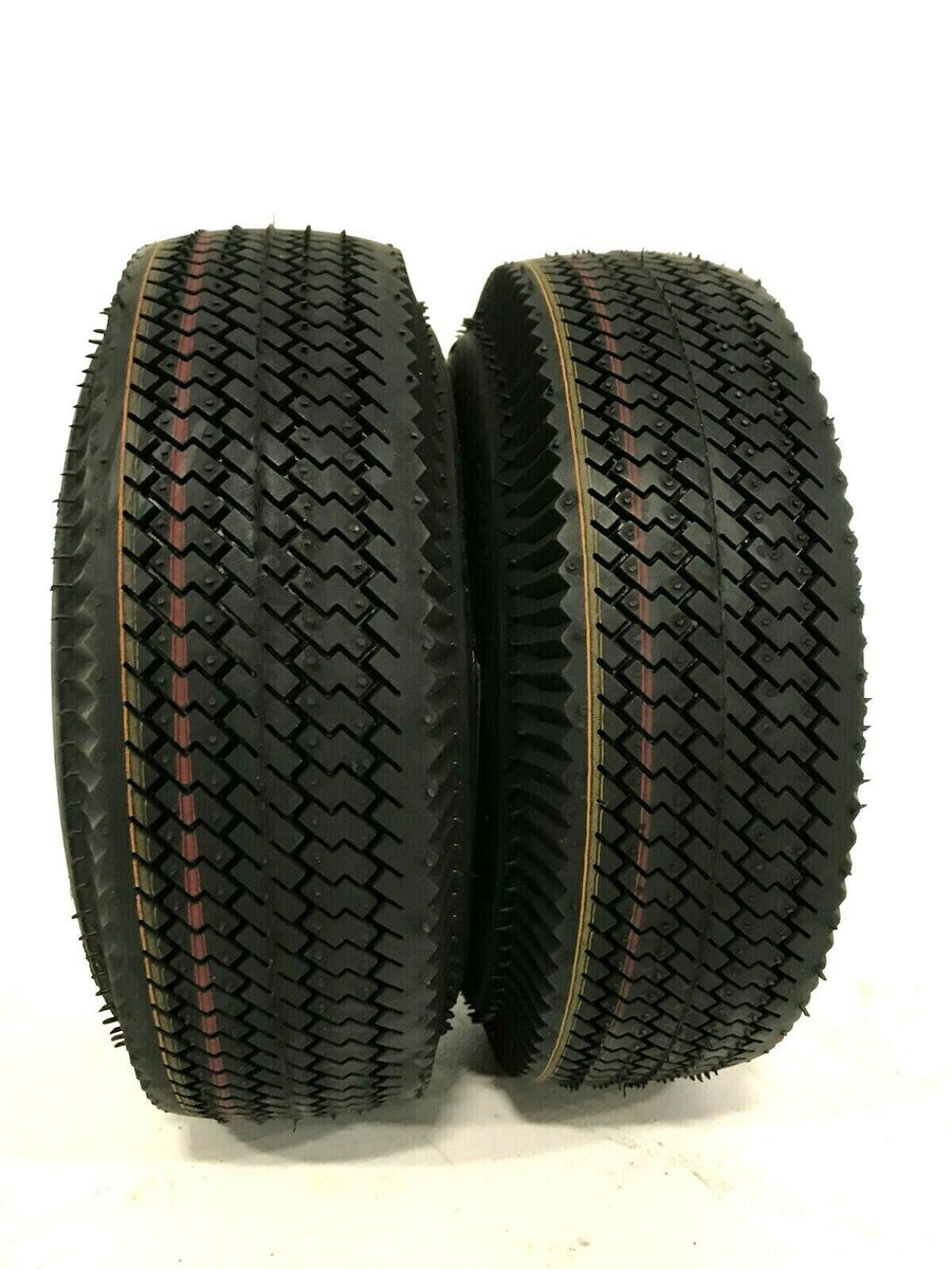 2 Pack 3.40/3.00-5 Sawtooth Tires – Heavy Duty 4-Ply Tubeless 3.40-5 3 ...