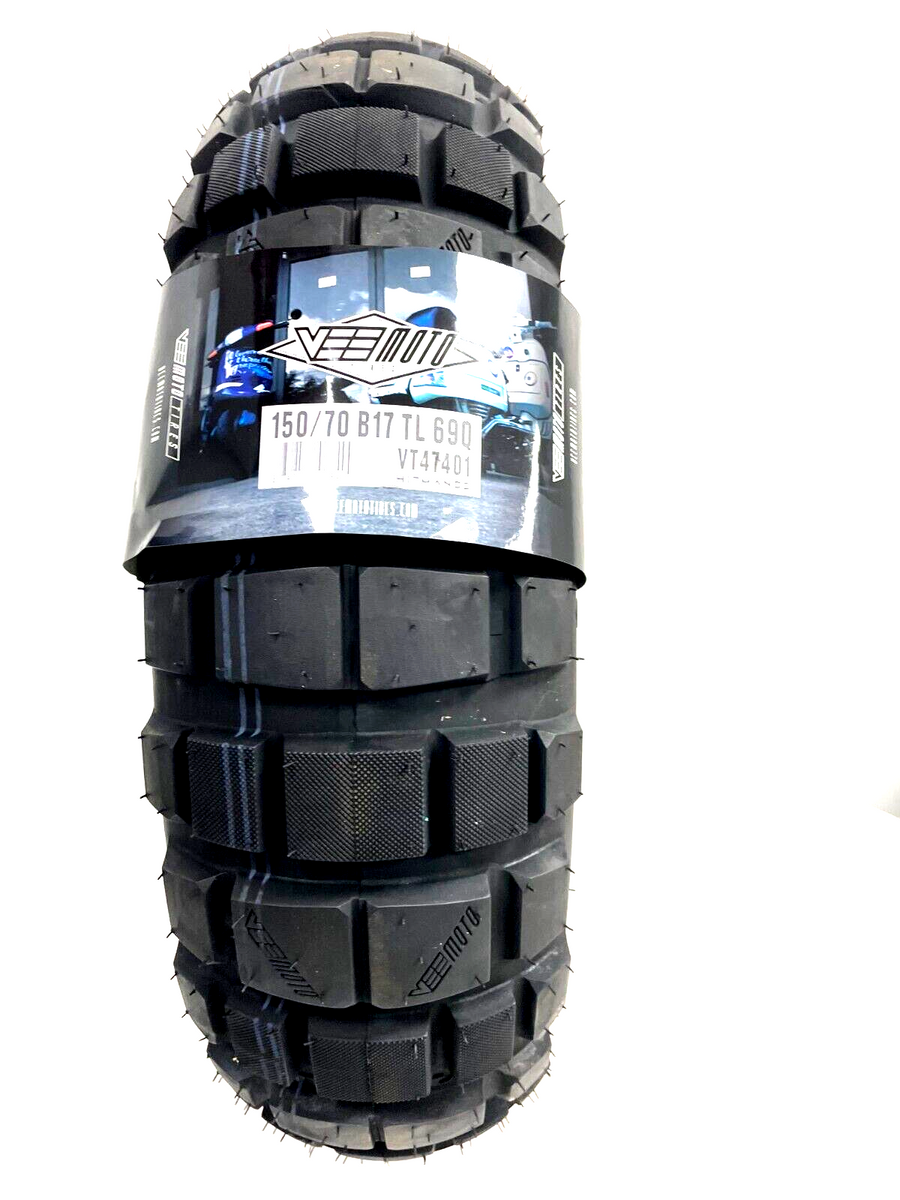 Vee 150/70-17 V474 Hitman 55 TL Dual Sport 50/50 Tire 150 70 17 Enduro ...